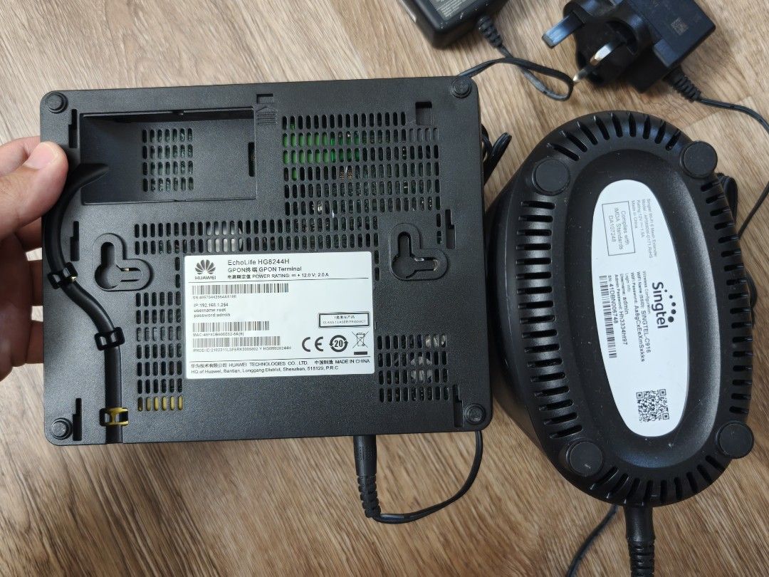 Singtel Optical Network Router (WiFi 6), Computers & Tech, Parts ...