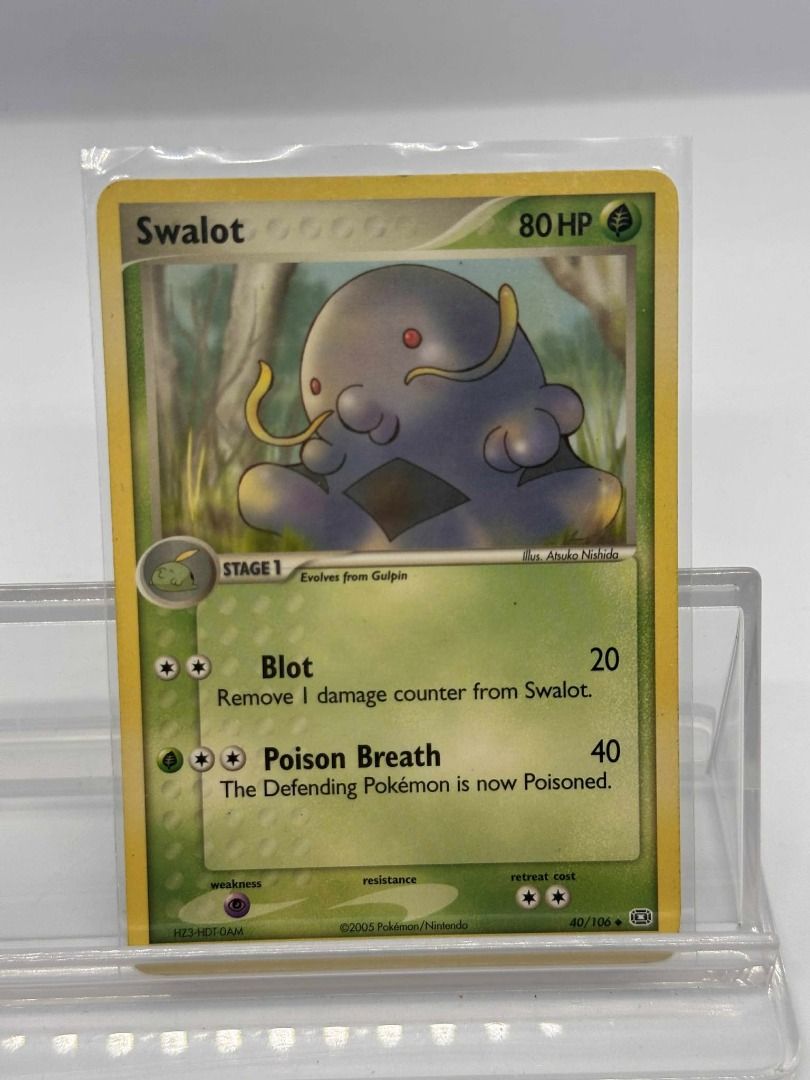 Swalot #40 Pokemon Emerald, Hobbies & Toys, Toys & Games on Carousell