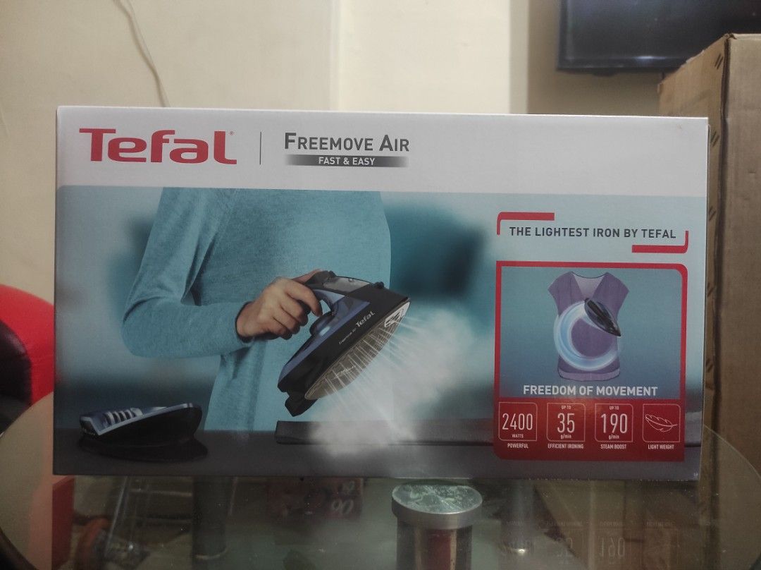 Tefal Freemoove Air Cordless Iron, TV & Home Appliances, Irons ...