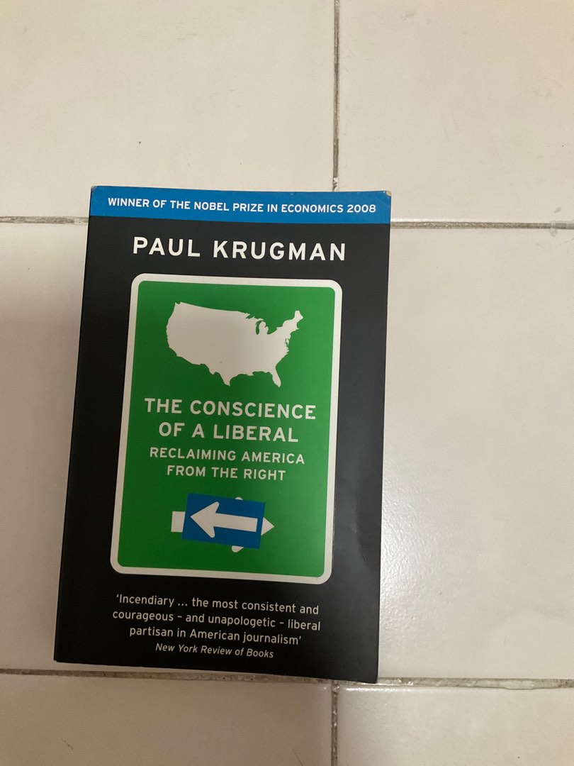 The Conscience of a Liberal by Paul Krugman, Hobbies & Toys, Books ...