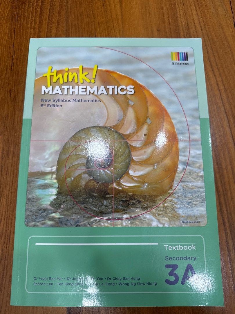 Think! Mathematics Secondary 3A & 3B Textbook, Hobbies & Toys, Books ...