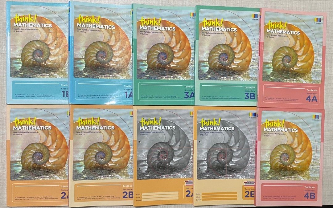 think! mathematics textbooks and workbooks for sec 1, sec 2, sec 3 and ...