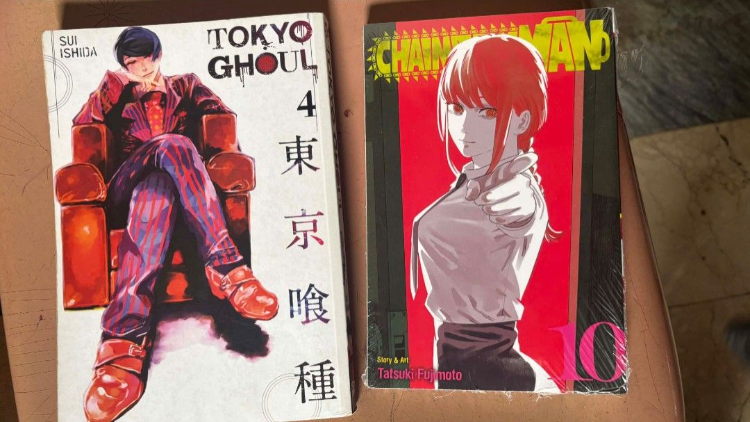 Tokyo Ghoul Vol. 4 and Chainsaw Man Vol. 10, Hobbies & Toys, Books ...