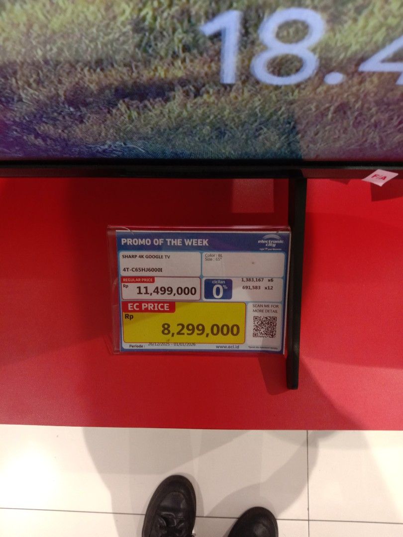 🔥TV Sharp 65" Cicilan Mudah – Cuma Pakai e-KTP | AEON Fast, Elektronik ...