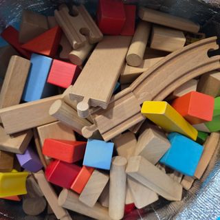 Wooden blocks for kids, Hobbies & Toys, Toys & Games on Carousell