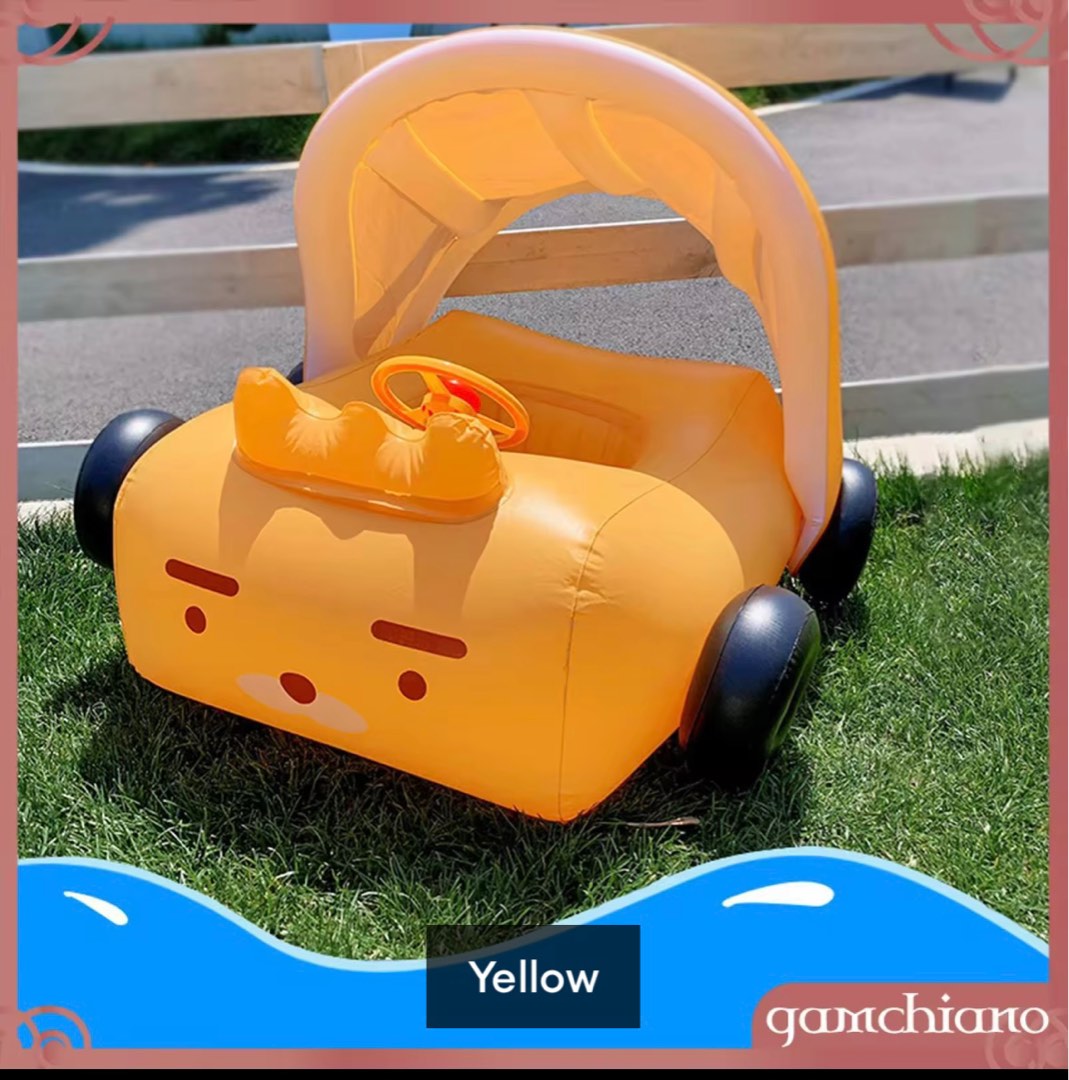 Inflatable Car Float with Steering Wheel, Hobbies & Toys, Toys & Games ...