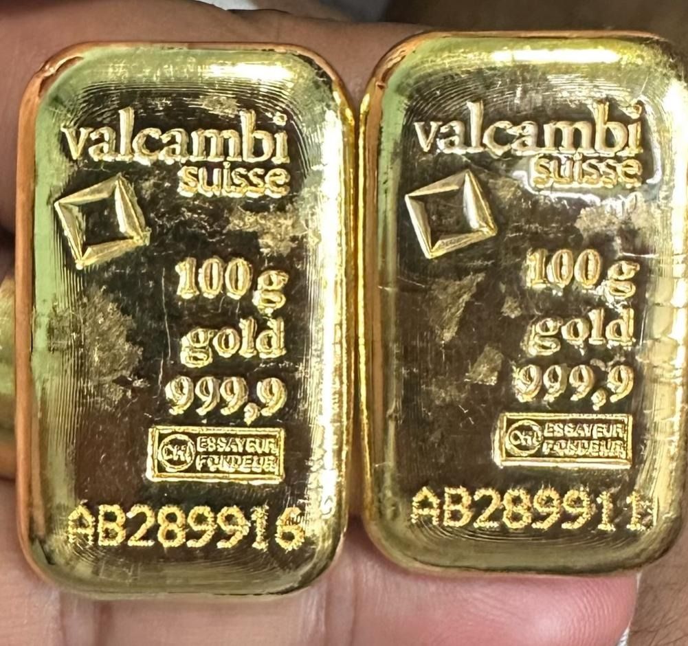 100g Gold Bar - Heraeus & Valcambi Suisse, Hobbies & Toys, Memorabilia ...