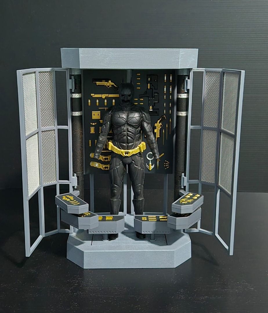 1/12 Scale SOAP Studio Batmobile Tumbler & Boring Toys Batman Armory ...