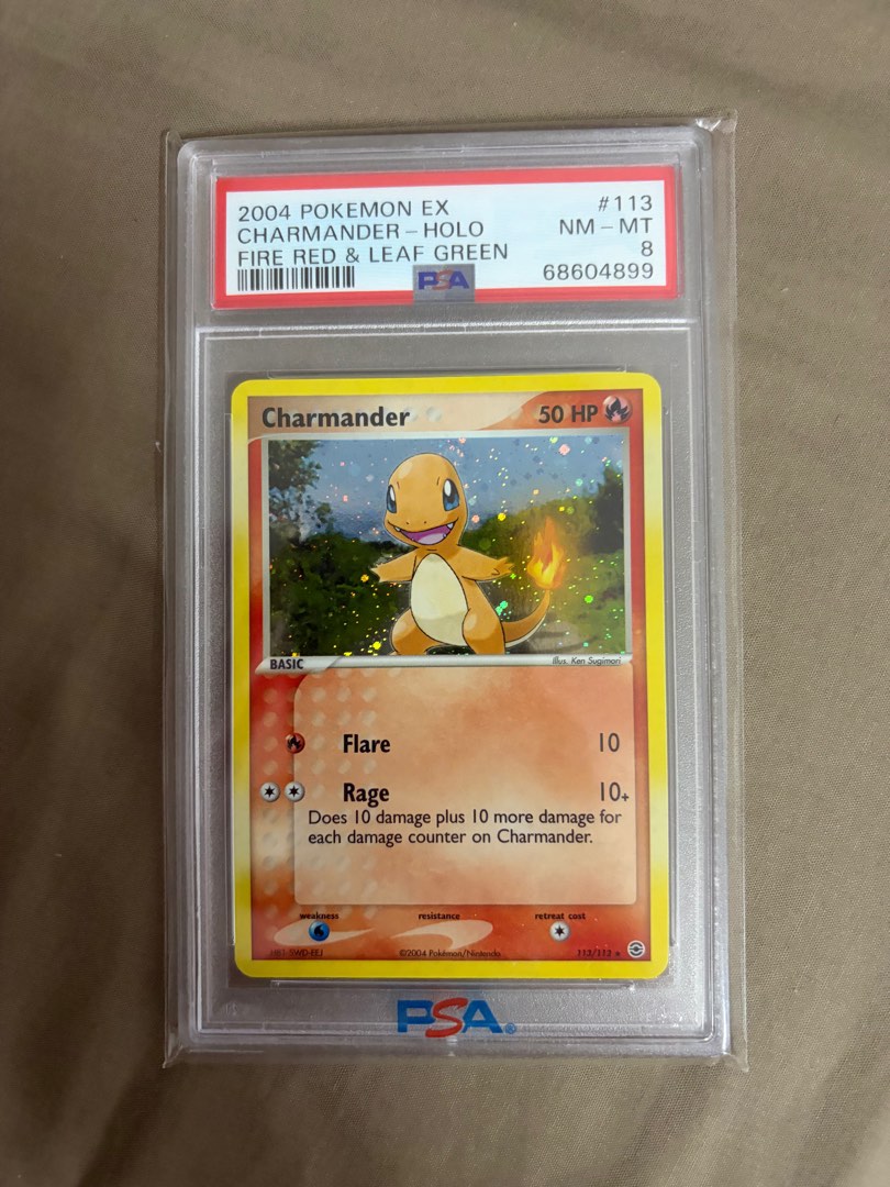 2004 Pokemon PSA EX Fire Red & Leaf Green Charmander PSA Graded ...