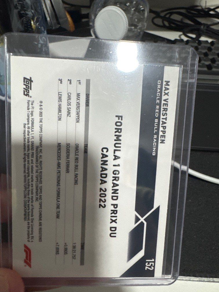 2023 Topps Chrome Formula 1 Max Verstappen #145, Hobbies & Toys ...