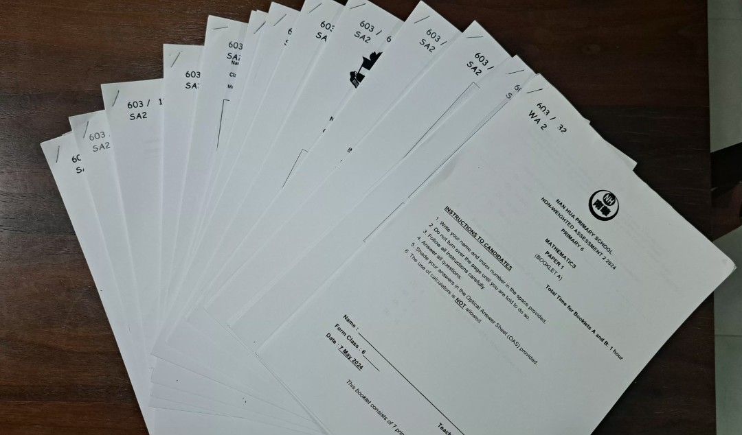 2024 Primary 6/ PSLE Mathematics & free Science Exam Papers, Hobbies ...