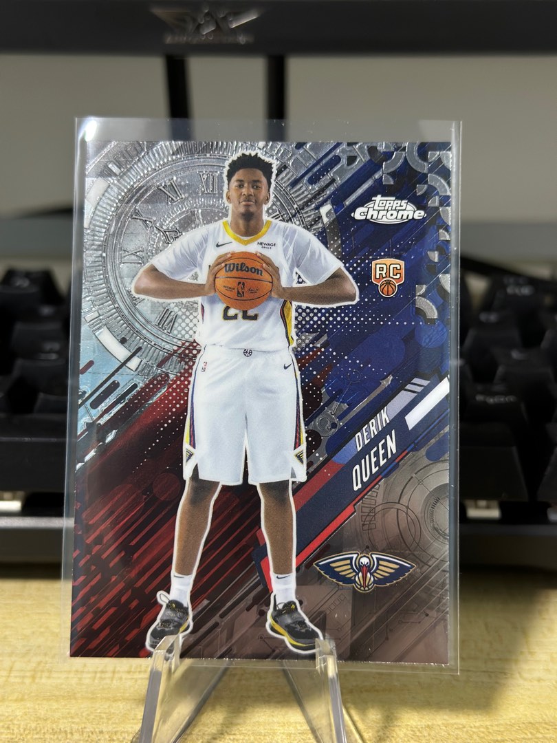 2025-26 Topps Chrome NBA Go Time Derik Queen RC, Hobbies & Toys, Toys ...