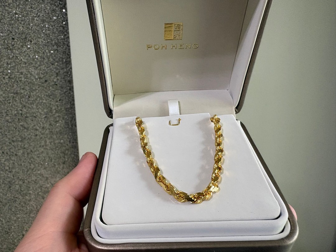 22k 916 Pohheng Rope Chain 56.04g, Women's Fashion, Jewelry ...