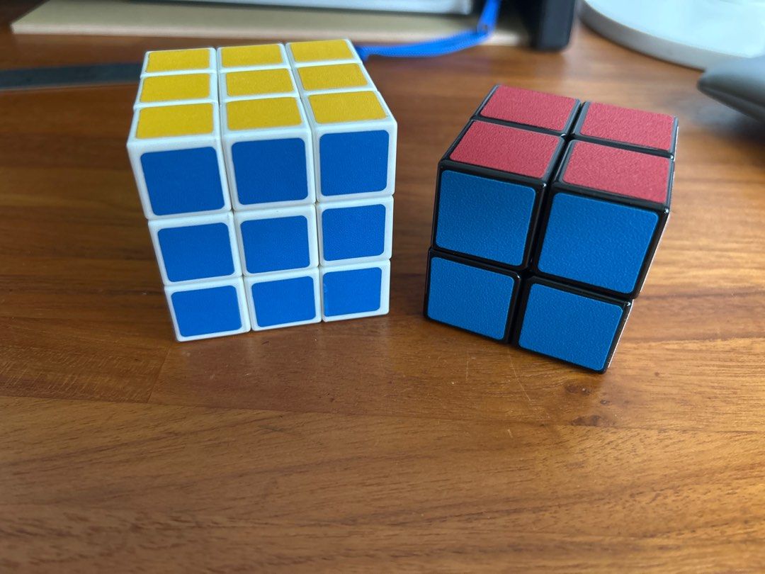 3x3 & 2x2 Rubik's Cubes, Hobbies & Toys, Toys & Games on Carousell