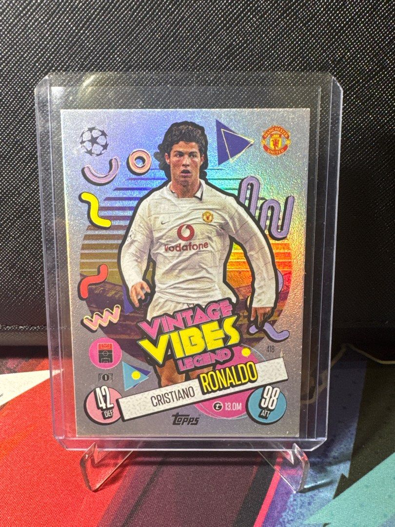 [$7 for CR7] Topps Match Attax Vintage Vibes Cristiano Ronaldo Card ...