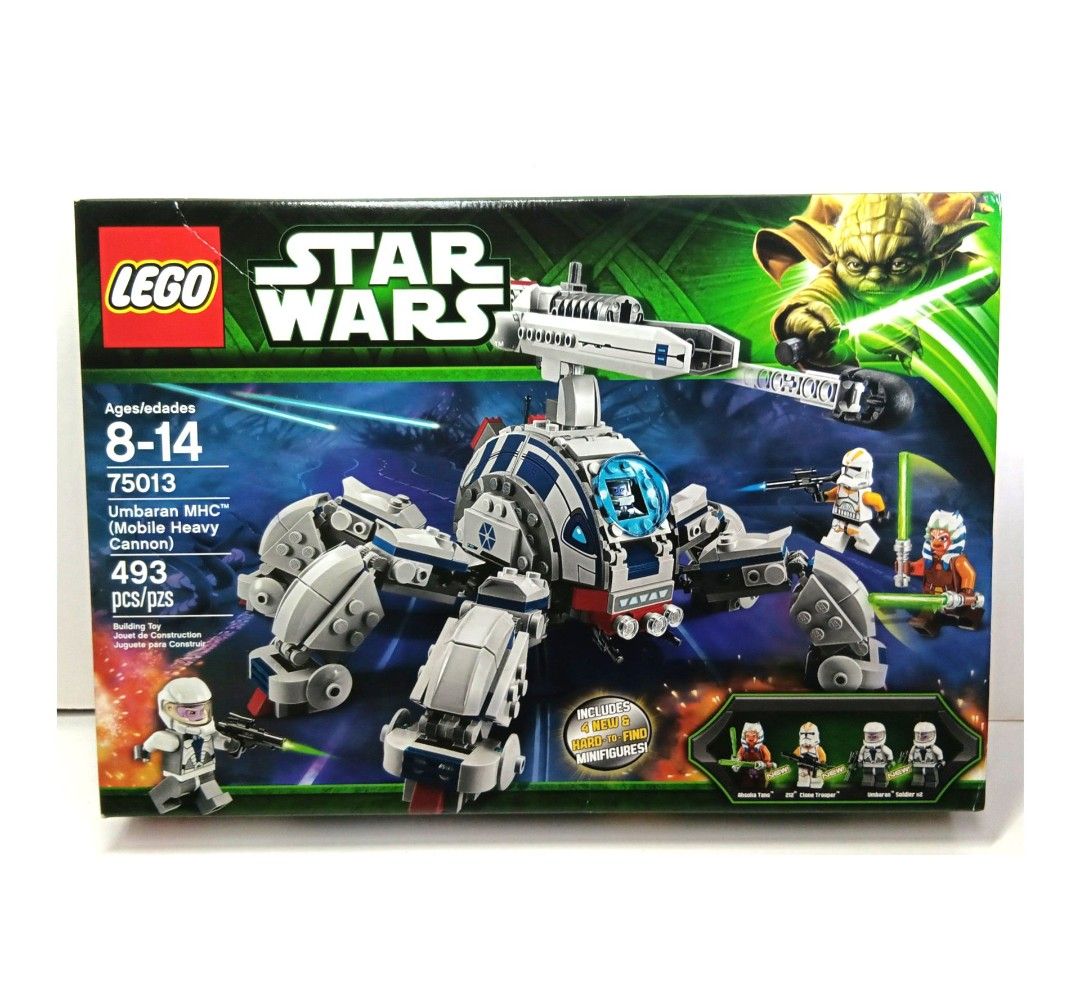 全新 LEGO STAR WARS 75013 Umbaran MHC (Mobile Heavy Cannon) 1盒, 興趣及遊戲, 玩具 ...