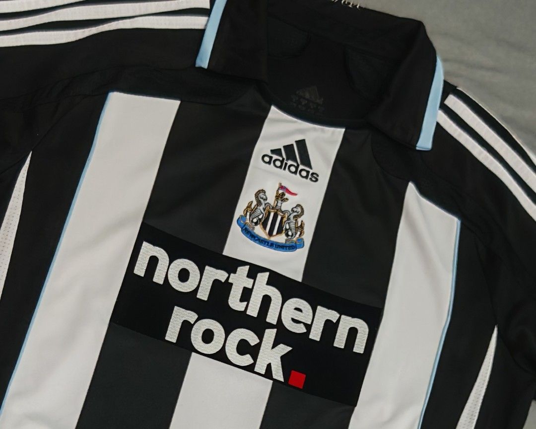 ⚽🏴󠁧󠁢󠁥󠁮󠁧󠁿 adidas Newcastle United Home Jersey 2007/08 Vintage Jersi OWEN ...