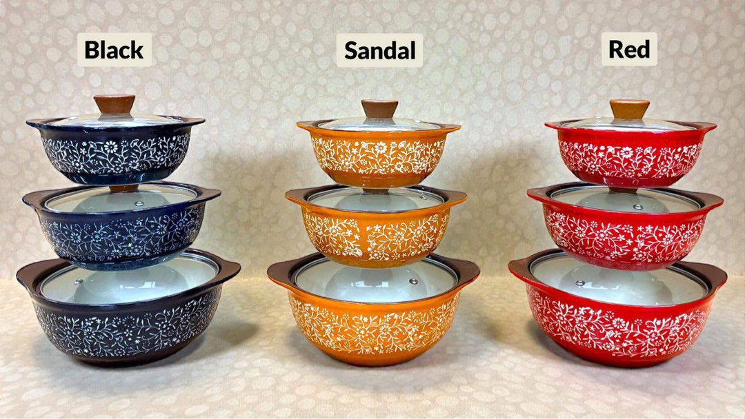 Ceramic Serving Pot 📏 Available Sizes: • 750 ml • 1250 ml • 2000 ml ...