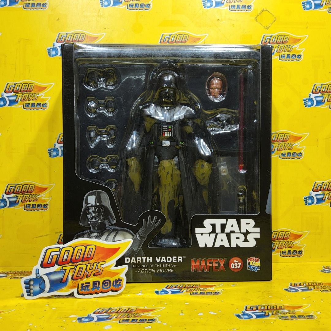 中古已開封 MEDICOM TOY MAFEX NO.037 STAR WARS DARTH VADER REVENGE OF THE ...