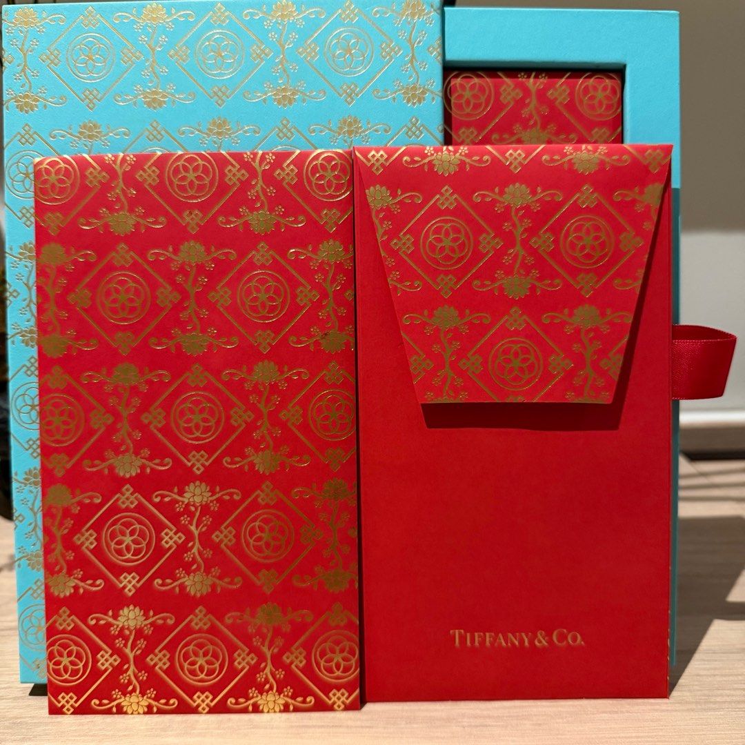 🧧 Tiffany & Co. Chinese New Year Ang Pao Set | Traditional Gold Motif ...