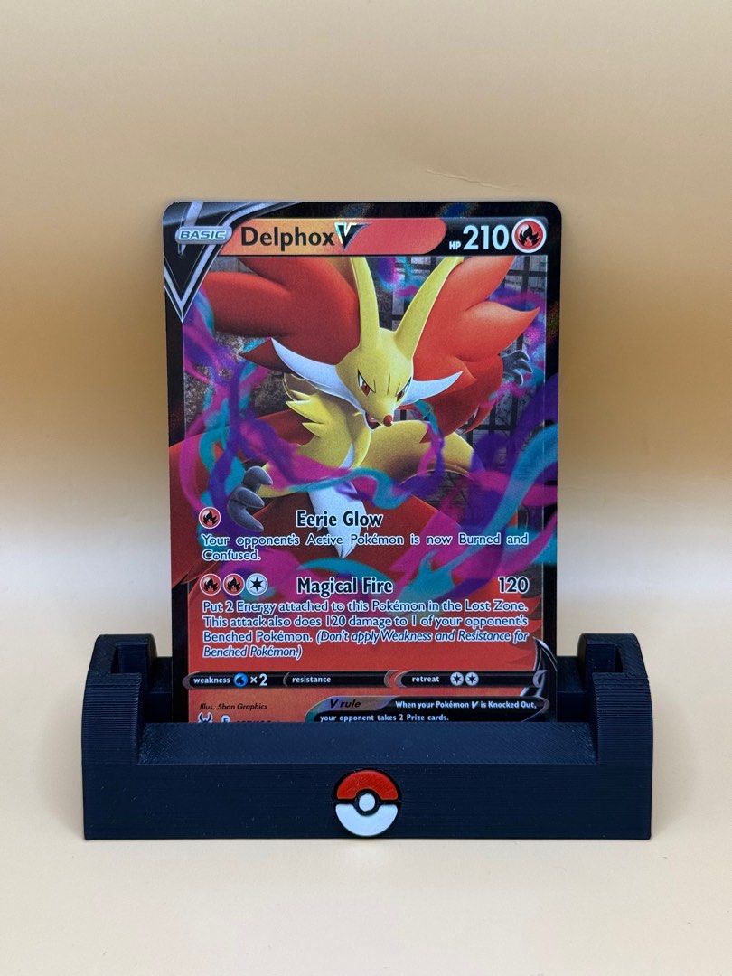 🔥 Ultra Rare | Delphox V 027/196 | Lost Origin | English | JR/LO-0001 ...