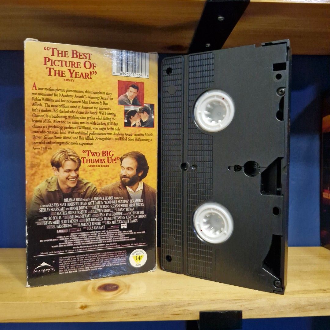 📼 VHS Good Will Hunting - Retro Vintage Video Tape Cassette Movie Film ...