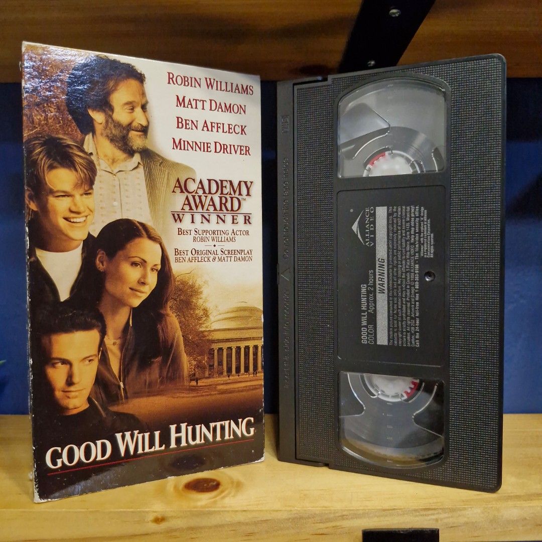 📼 VHS Good Will Hunting - Retro Vintage Video Tape Cassette Movie Film ...
