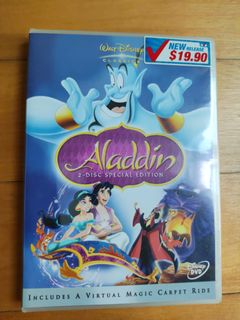 Disney Aladdin Diamond Edition Blu Ray, Hobbies & Toys, Music & Media ...