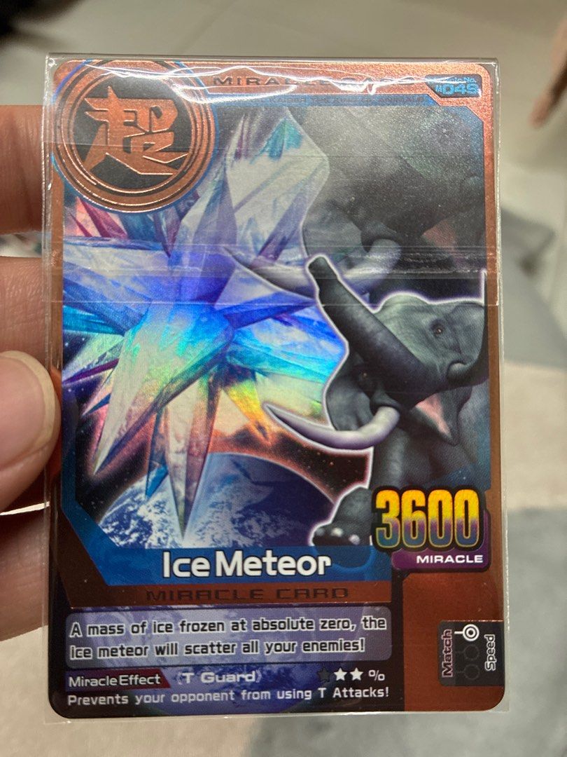 Newest rare V3 Ice Meteor Miracle Card Animal Kaiser +, Hobbies & Toys ...