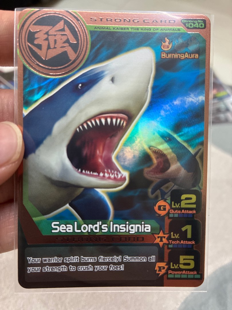 Animal Kaiser + Strong Card - Sea Lord's Insignia, Hobbies & Toys, Toys ...