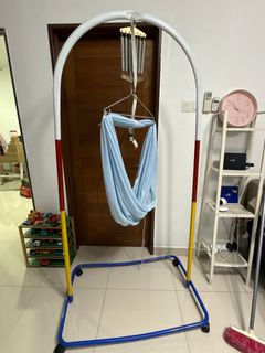 Baby Spring Cot Half Round with Electronic Baby Cradle & Net /Buai Baby ...