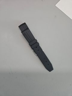 Fkm rubber Black Watch Strap 20mm with Quick Release, Men's Fashion ...