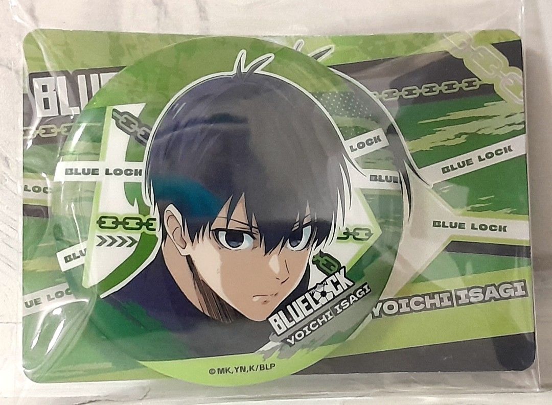 Blue Lock Rin Itoshi & Yoichi Isagi Badges, Hobbies & Toys, Memorabilia ...
