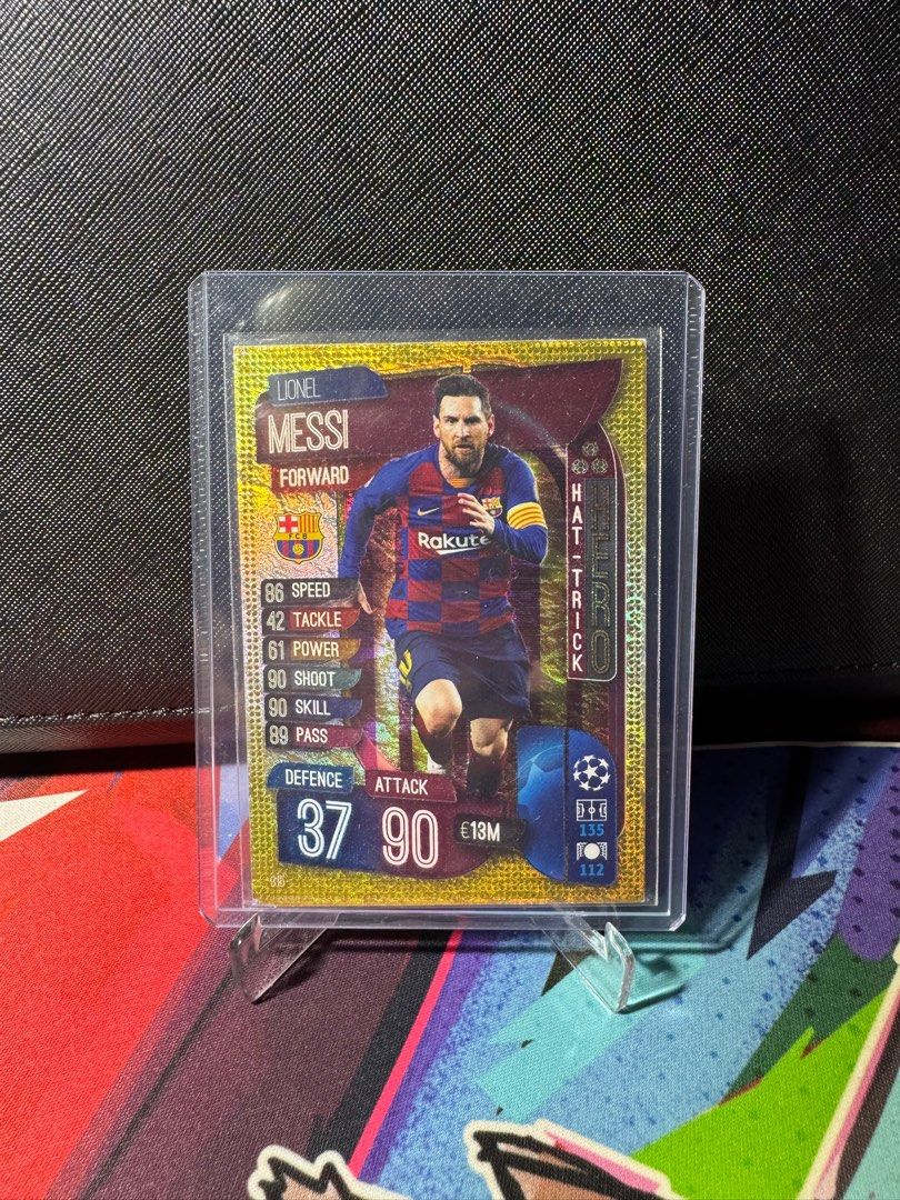 [Both for $8] THE GOATS Messi & Ronaldo Topps Champions League cards ...