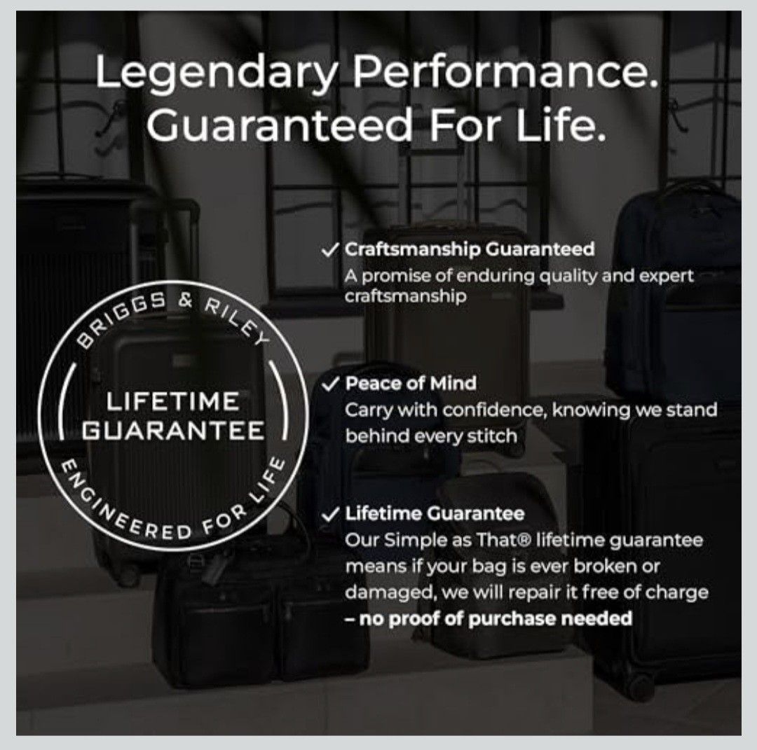 Briggs & Riley 21" Baseline Global Carry-On Spinner - Black. Pilot Crew ...