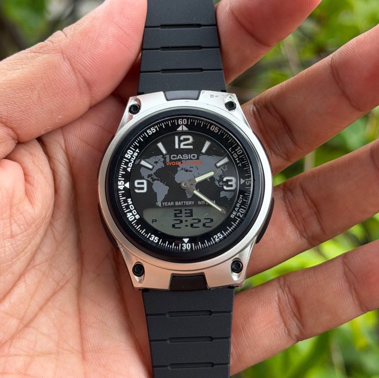 Casio Telememo 30 World Time AW-80 Watch, Men's Fashion, Watches ...