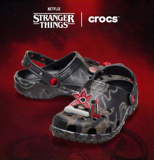 Crocs x Stranger Things Classic Clog - Size 7/9, Men's Fashion ...