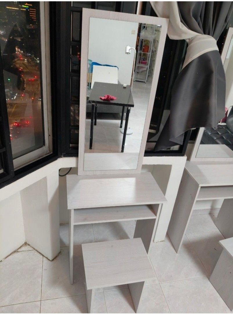 Dressing Table With Mirror free delivery 🚚, Furniture & Home Living ...