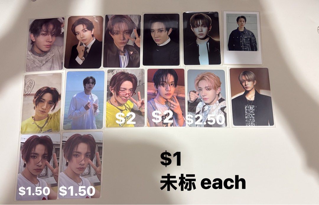 ENHYPEN Photocards - Various Members, Hobbies & Toys, Memorabilia ...