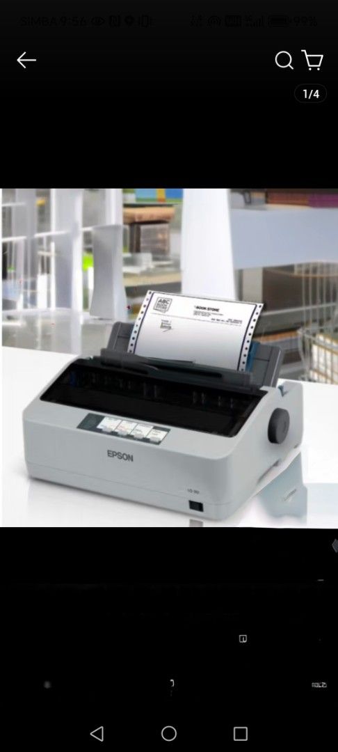 Epson LQ-310 Dot Matrix Printer with Ribbon Cartridges, Computers ...