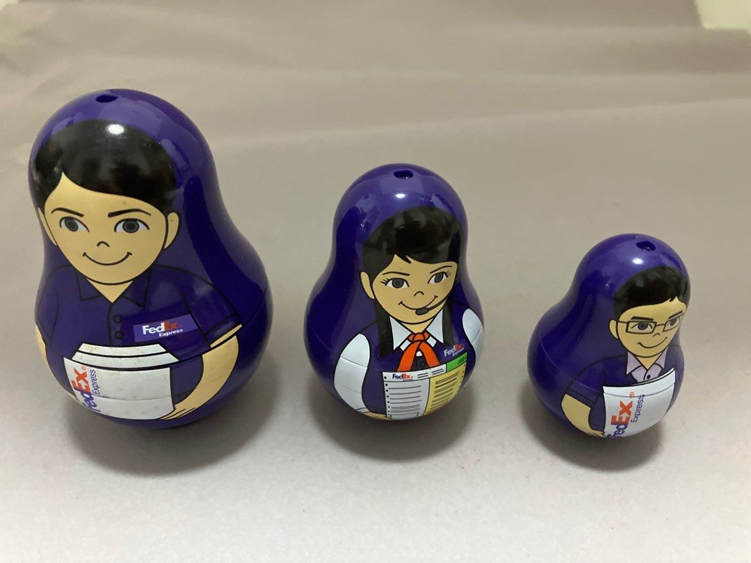 FedEx Express Nesting Dolls Set, Hobbies & Toys, Toys & Games on Carousell