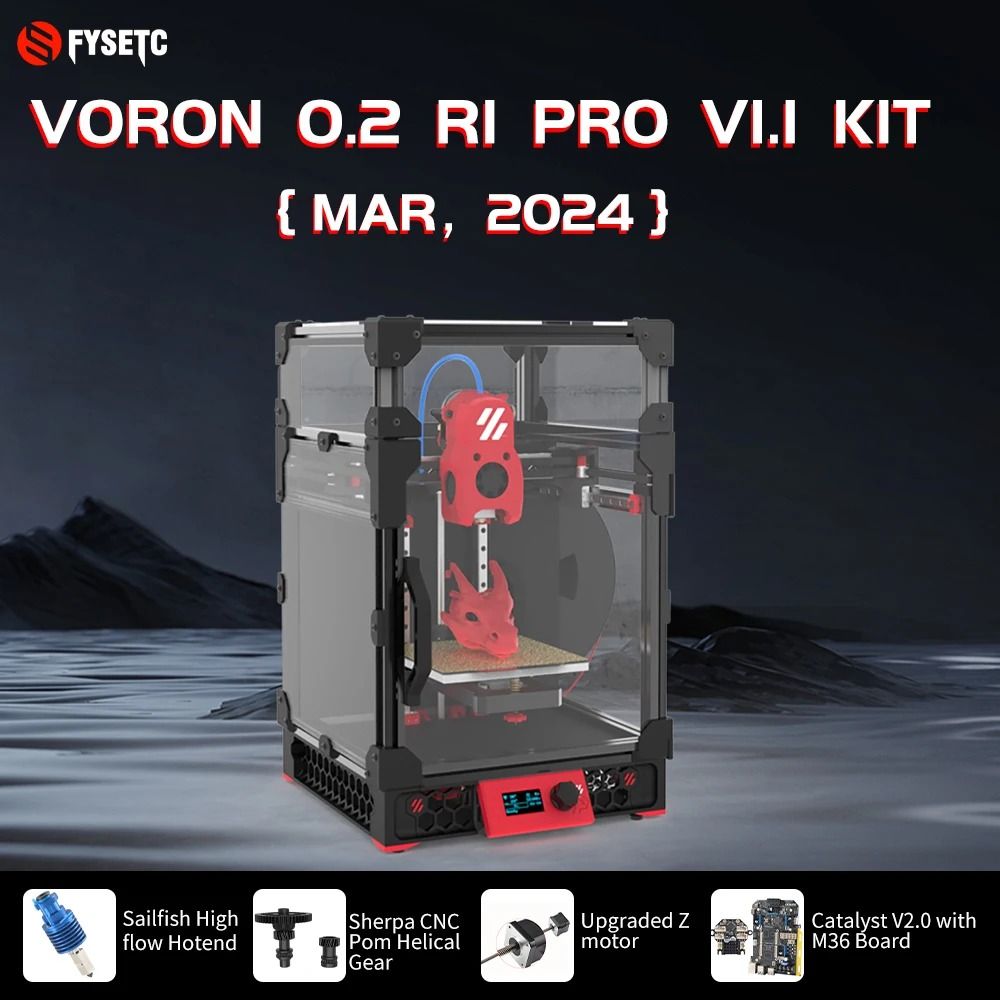 FYSETC Voron 0.2 R1 V1.1 Pro Corexy 3d Printer Upgraded Kit with ...