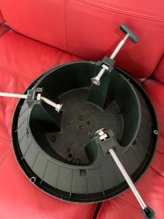 Giving Away - Black Metal Christmas Tree Stand, Furniture & Home Living ...