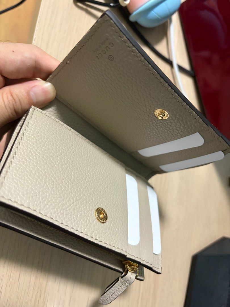 Gucci GG Marmont Bi-Fold Wallet, Luxury, Bags & Wallets on Carousell