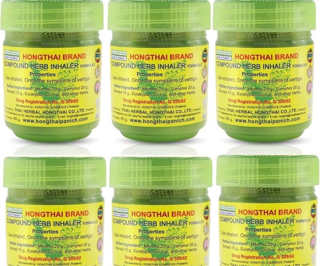 Hong Thai Inhaler Herbal 40g NEW, Beauty & Personal Care, Fragrance ...