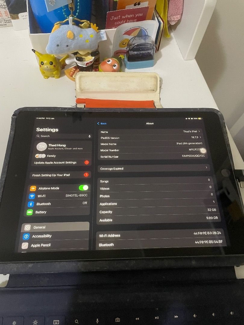 iPad (8th Generation with 32 GB storage), Computers & Tech, Laptops ...