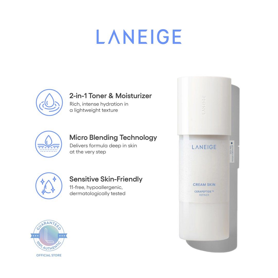 Laneige Cream Skin Cerapetide Refiner Refill, Beauty & Personal Care ...
