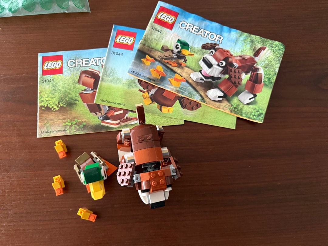 LEGO Creator 31044 - Brown Dog and Ducklings, Hobbies & Toys, Toys ...