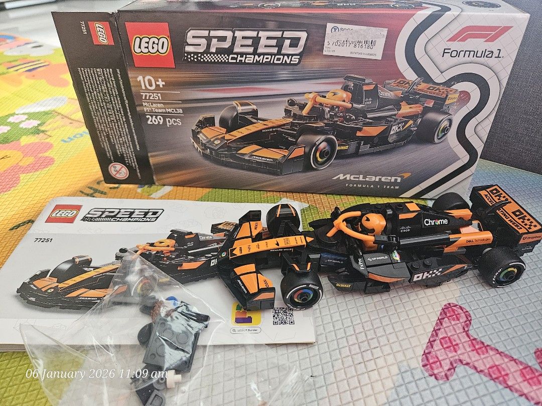 LEGO Speed Champions McLaren Formula 1 Race Car, Hobbies & Toys, Toys ...