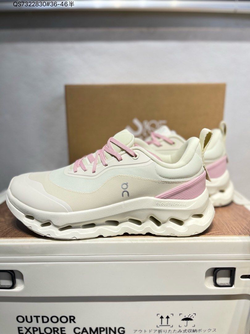 LOEWE x On Running Cloudtilt 2.0 Pink White, Women's Fashion, Footwear ...